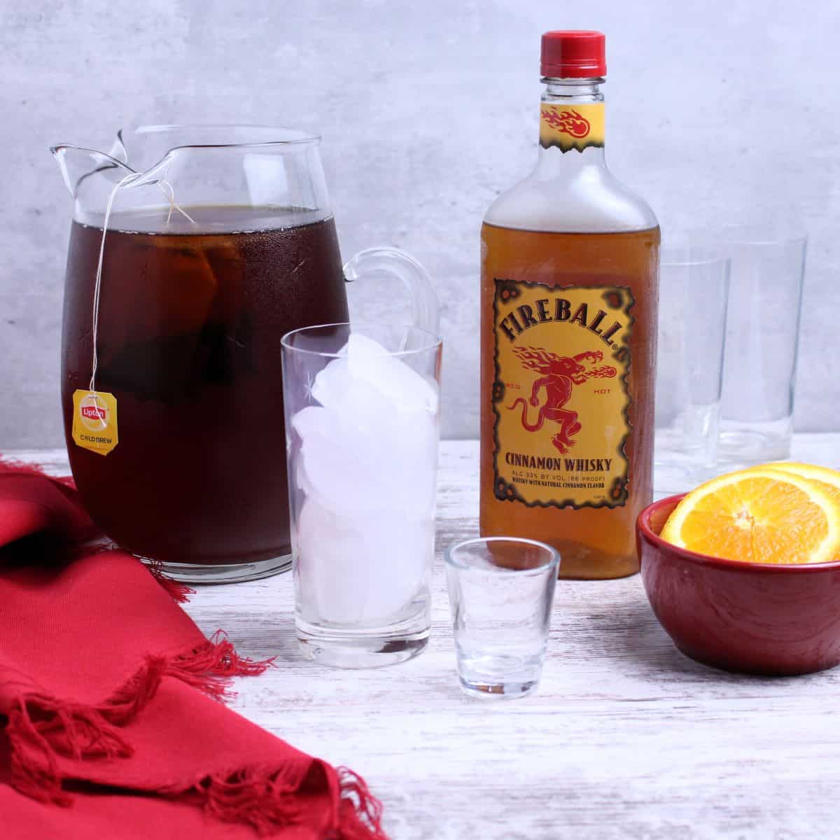 Cool Down and Spice Up with Firecracker Fireball Iced Tea - Freckle ...